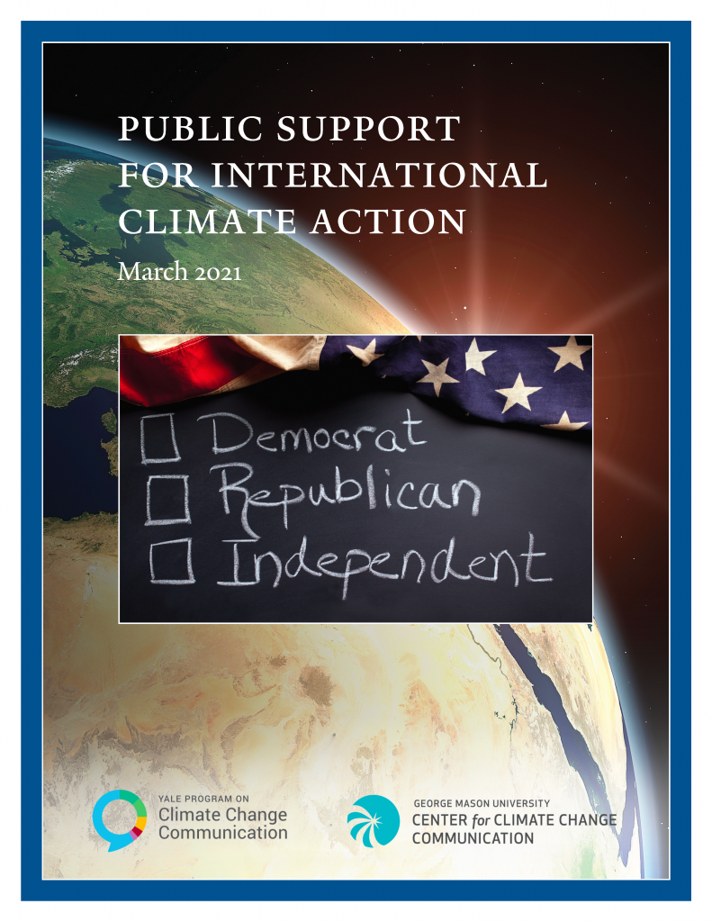 Public Support for International Climate Action, March 2021 - Yale ...